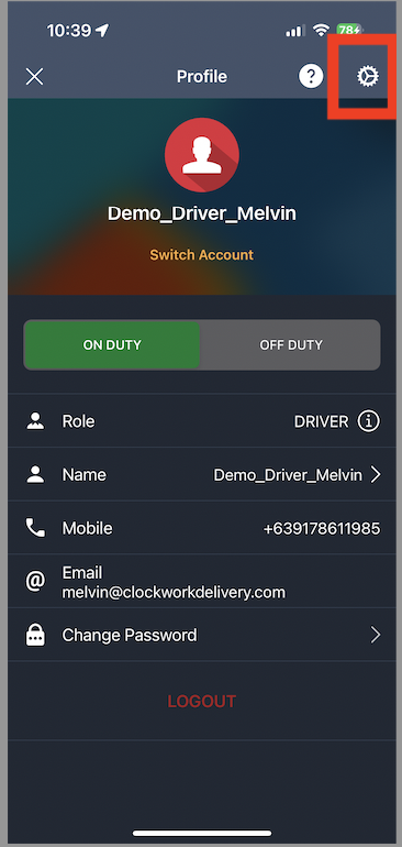 How to check Mobile App Version – Clockwork Logistics Systems