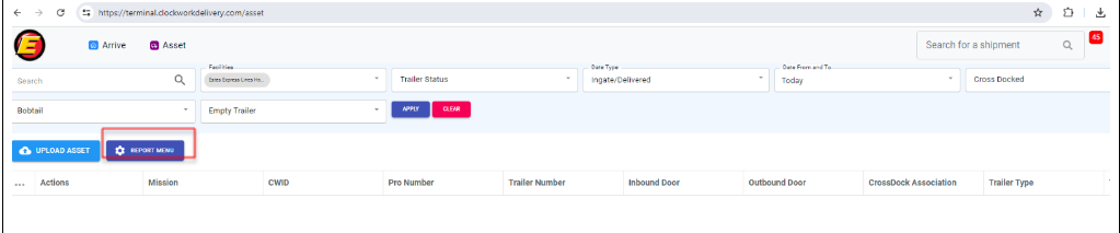 Generating Reports – Clockwork Logistics Systems
